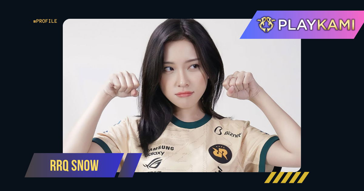 RRQ Snow: Cosplayer Adem dengan Aura Esports yang Kuat - PLAYKAMI GAMES